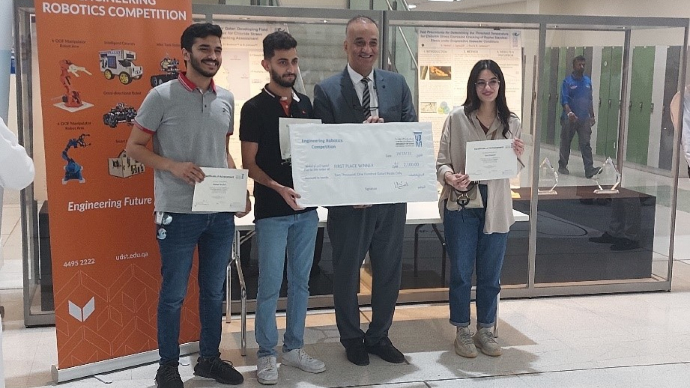 University of Doha for Science and Technology organizes an interdisciplinary robotics ...