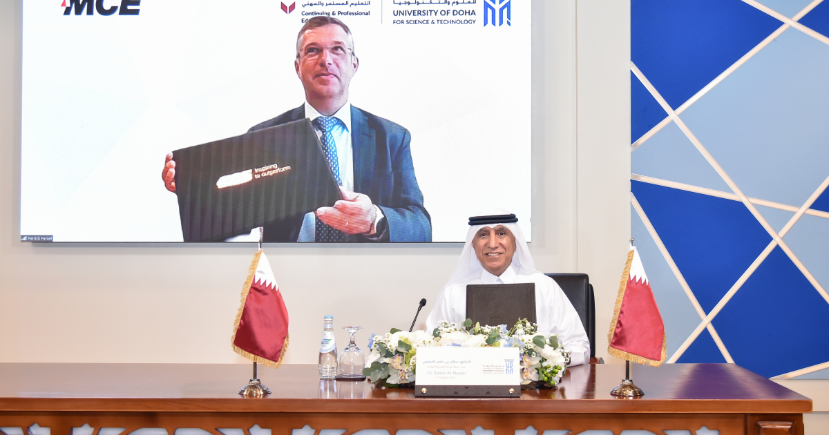 University of Doha for Science and Technology signs an MoU with ...